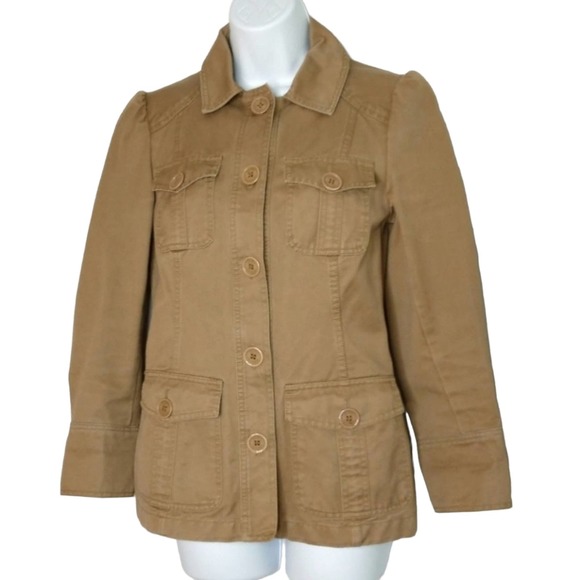 Marc Jacobs | Jackets & Coats | Marc Jacobs Tan Jean Style Utility ...